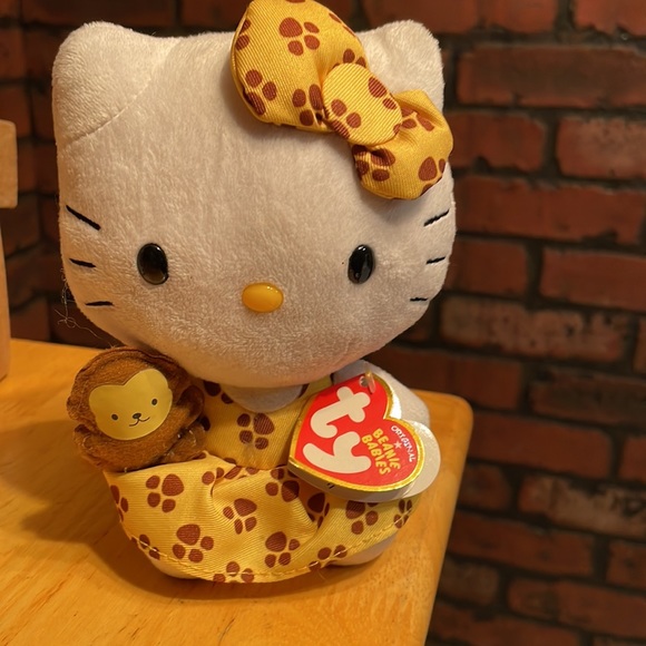 Ty | Toys | Hello Kitty Monkey Plush | Poshmark